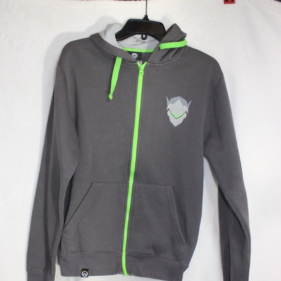 Jinx Overwatch | Sweaters | Jinx Overwatch Xs Mens Gray Hoodie Lime ...